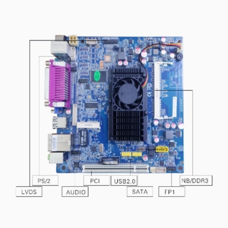 Wholesale Industrial new Atom D525 dc12v powered motherboard Industrial ...