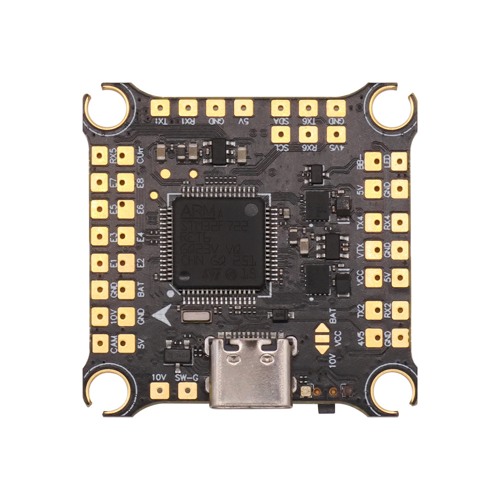 Wholesale F722 V2 DJI Flight Controller Dual BEC barometer dual Gyroscope 2 6S Traversal race Manufacturer and Supplier Xinda Chang